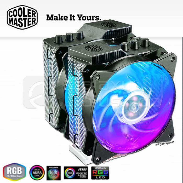 COOLER MASTER Masterair MA620P RGB Master Cooler - CPU Air Cooler ...