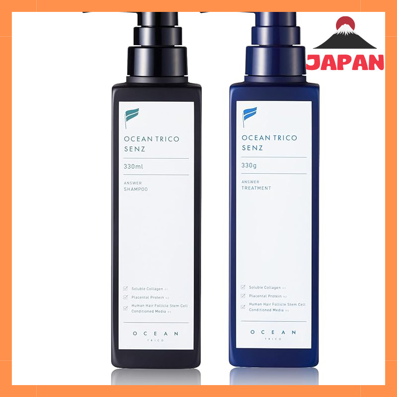 OCEAN TRICO SENZ Scalp Shampoo and Treatment Set 330mL/330g Anti ...