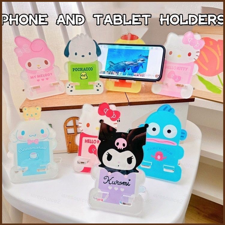 SQ2 Sanrio Hello Kitty Kuromi Melody Cinnamoroll acrylic Desktop phone ...