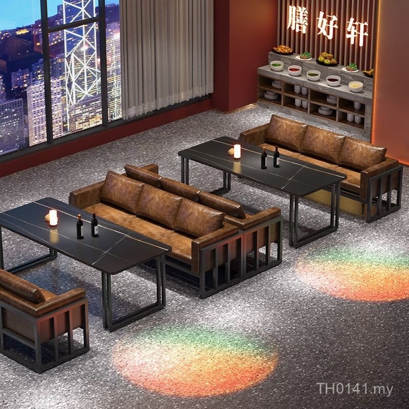Barbecue Rest Area Restaurant Commercial Industrial Style Sofa Sofa Hot ...