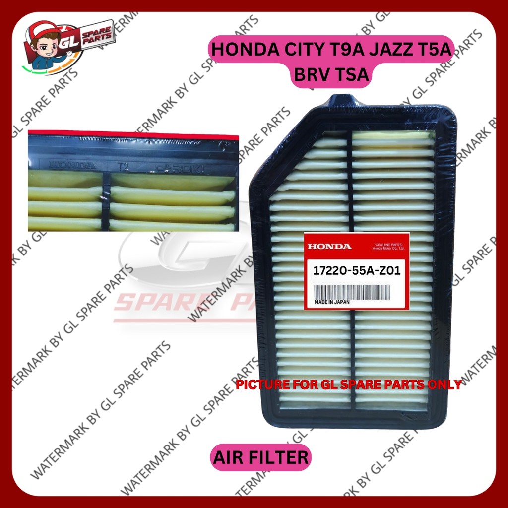 COMPATIBLE WITH HONDA CITY T9A GM6 JAZZ T5A GK5 BRV TSA AIR FILTER ...