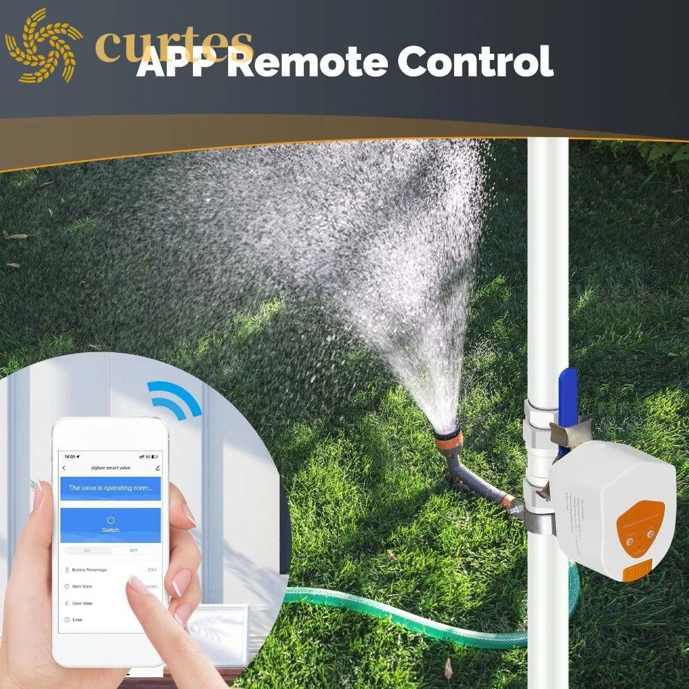 CURTES Smart Water Valve Controller, Automatic Shutoff Low Power ...