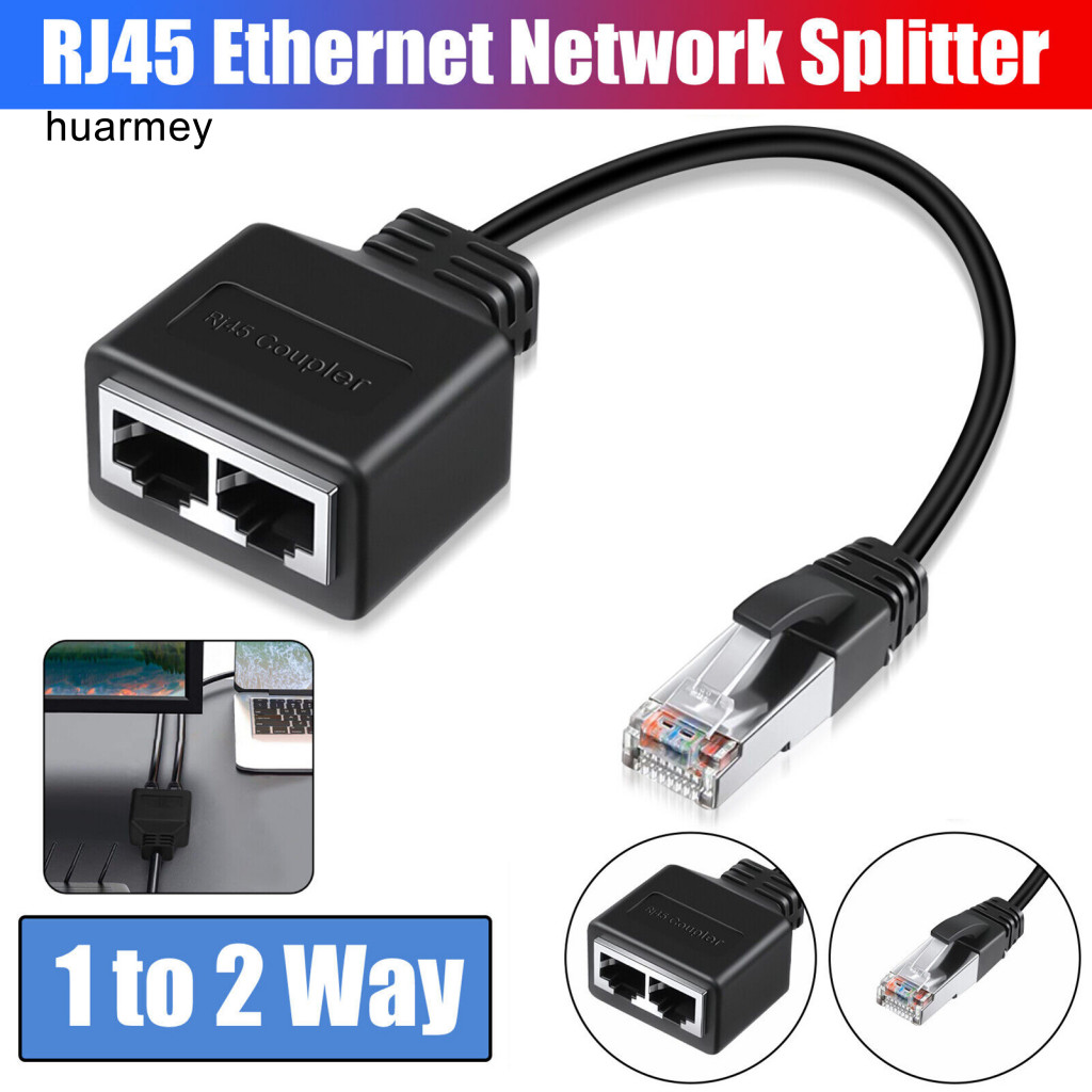 HUARMEY Black Gigabit Ethernet Connector for Commercial Use Anti ...