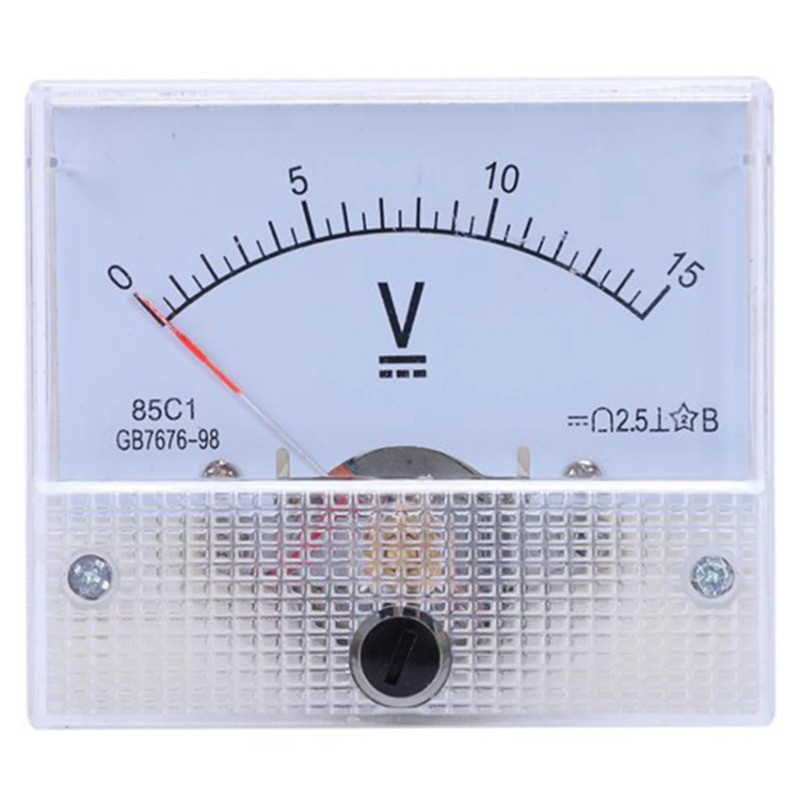 85C1 Voltmeter DC 5V 10V 20V 30V 50V 100V 200V 300V Mechanical Analog Voltage Panel Meter ...