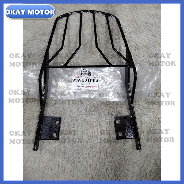 Honda Wave-Alpha wave110 dx Alpha-110 Alpha Cx BOX CARRIER MONORACK HEAVY DUTY tapak besi box ...