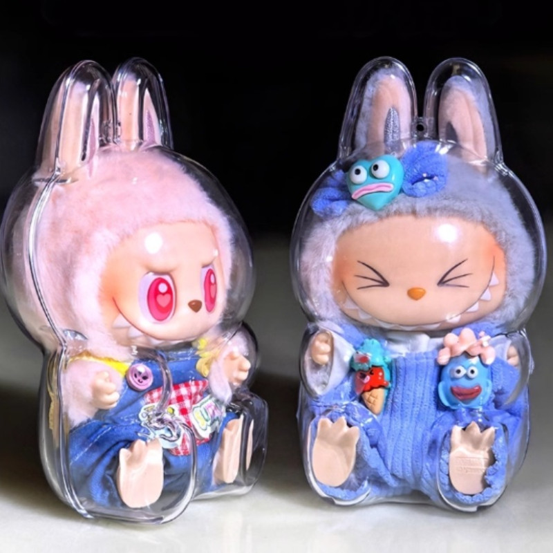 PopMart Monster Labubu Transparent Protective Cover Labubu V1 V2 ...