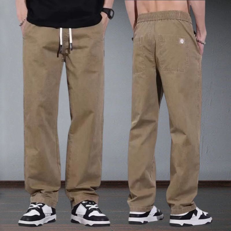 M-5XL American Plus Size Straight Cut Baggy Khaki Kargo Cargo Slack ...