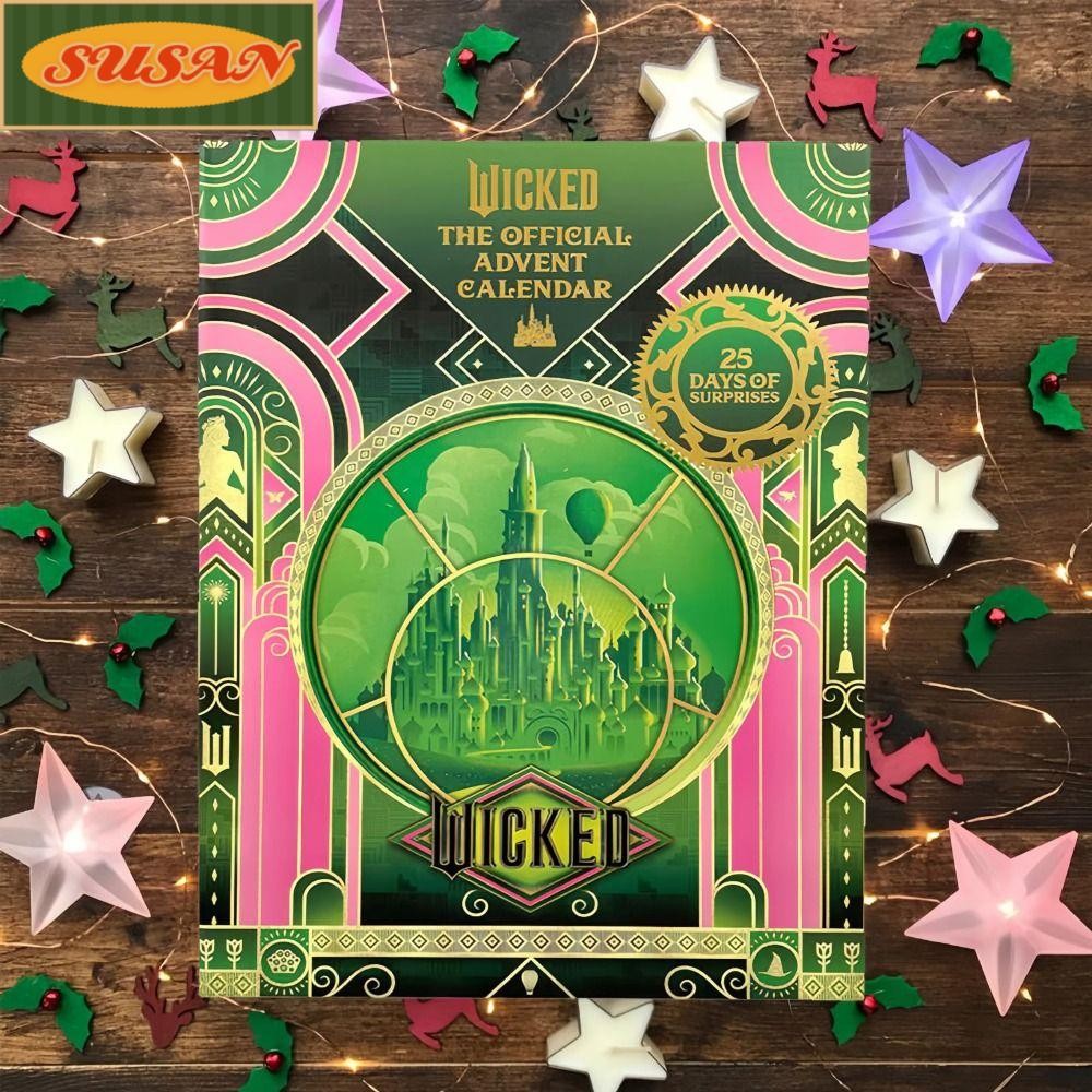 SUSANS Wicked Advent Calendar, Year Gift Home Decor 25 Day Christmas ...