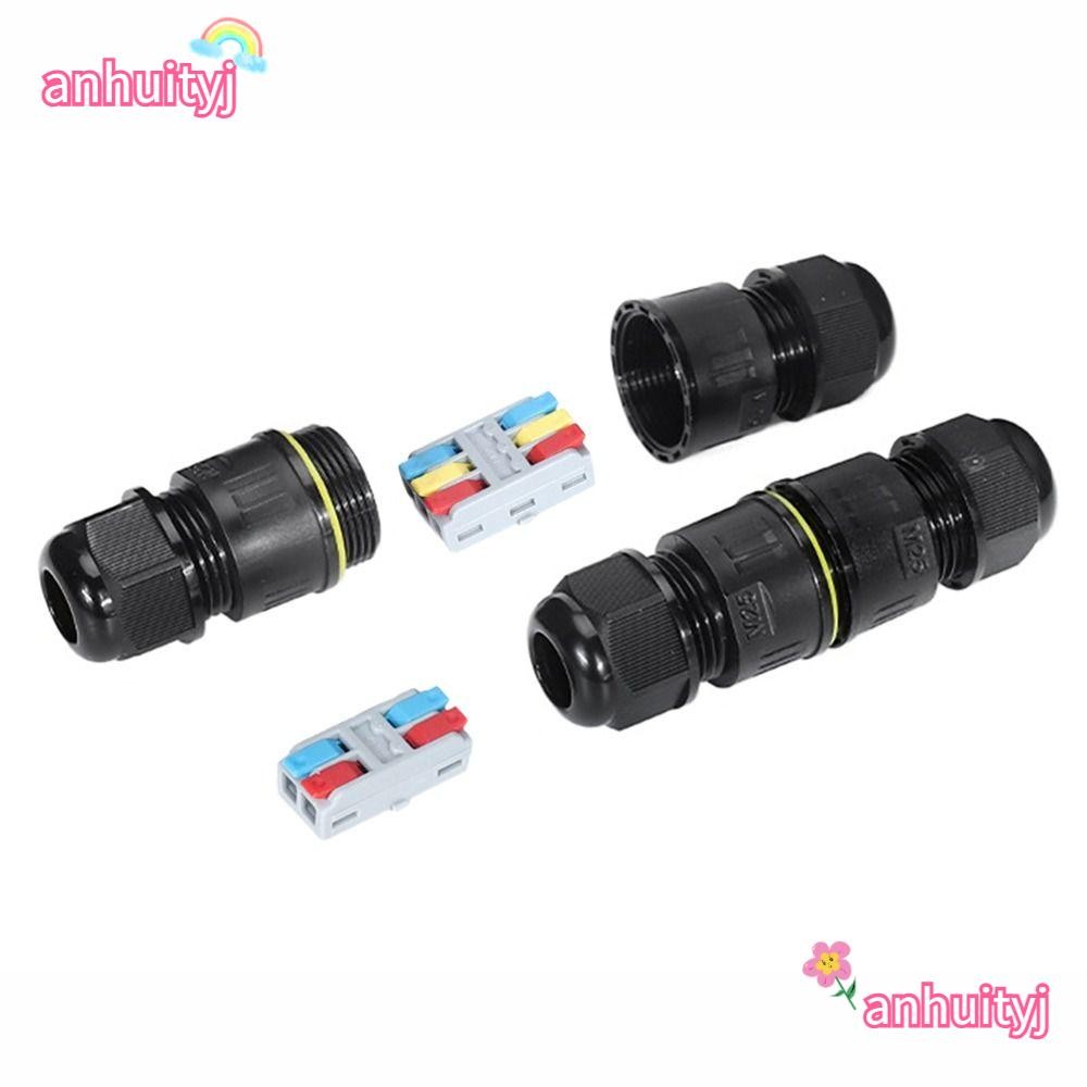 LANJ Waterproof Junction Box, Straight IP68 Waterproof Quick Wire ...