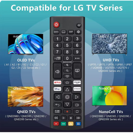 Universal Remote Control for LG Smart TV LCD LED UHD OLED QNED NanoCell ...