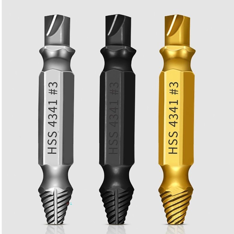 HL Damaged Screw Extractor Removers for Stripped Head Screws Nut Bolts ...