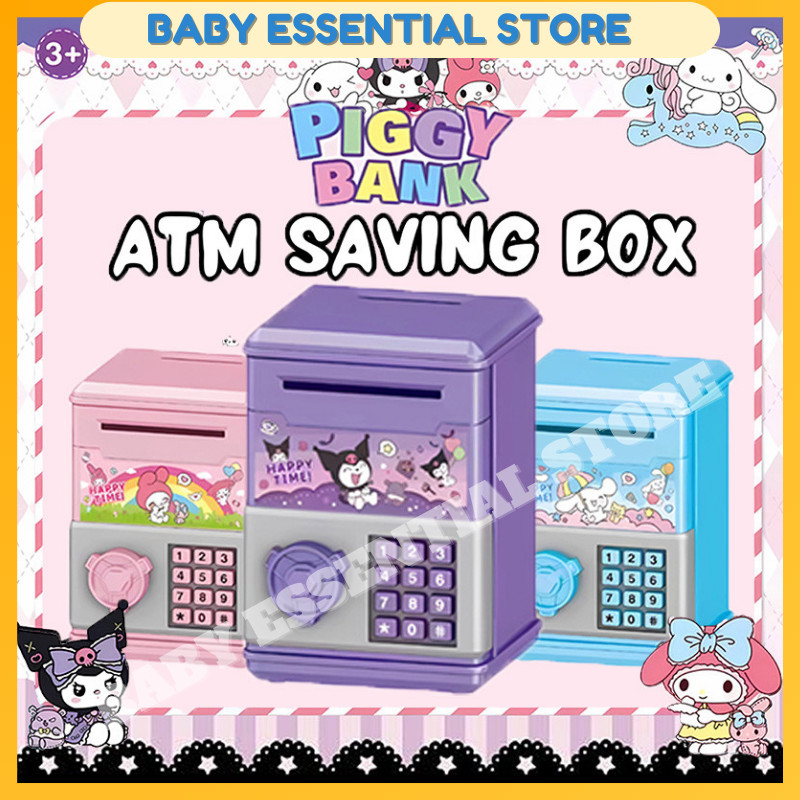 Kuromi Piggy Bank for Kids ATM Cute Toys Girls Boys Gifts Save Money ...