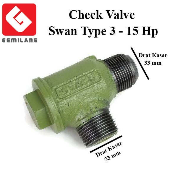 Swan Compressor Check Valve 5 hp to 15 hp | Shopee Malaysia