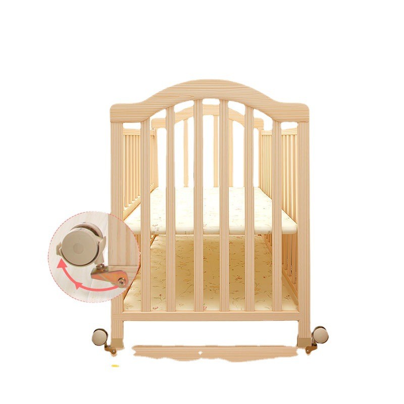 Tempat tidur jahitan bayi Katil bayi katil besar kayu padat buaian ...