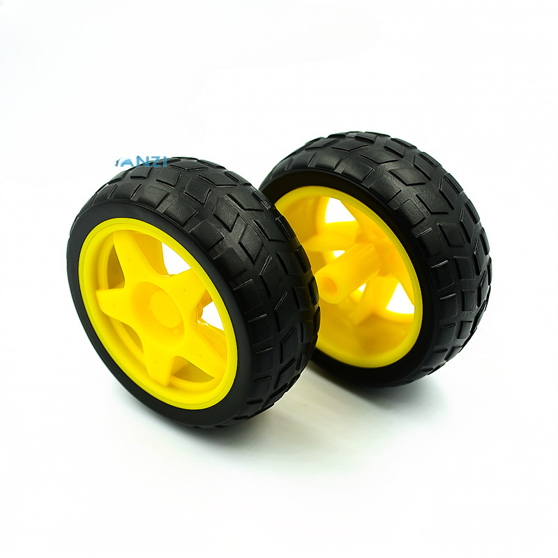 Rubber Wheels/Robots/Tracking Patrol Car Accessories Smart Car Tire ...