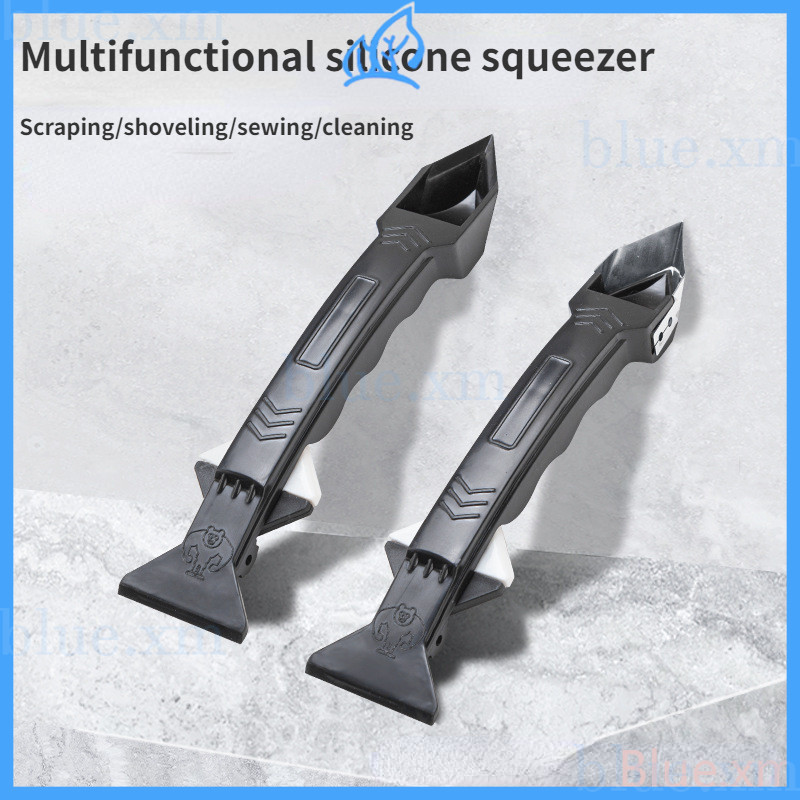 [new] 3 IN 1 Silicone Sealant Plastic Remover Tool Silicone Scrapper Caulking Trowel Grout Seam ...