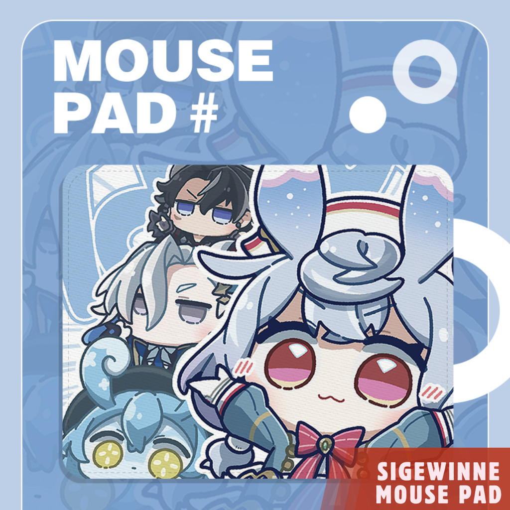 Genshin Impact Cute Sigewinne Melusine Neuvillette Wriothesley Mouse ...