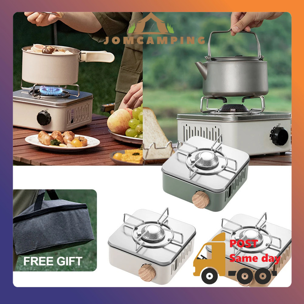Mini khemah dapur Camping Stove Burner Portable Gas Stove Camping ...