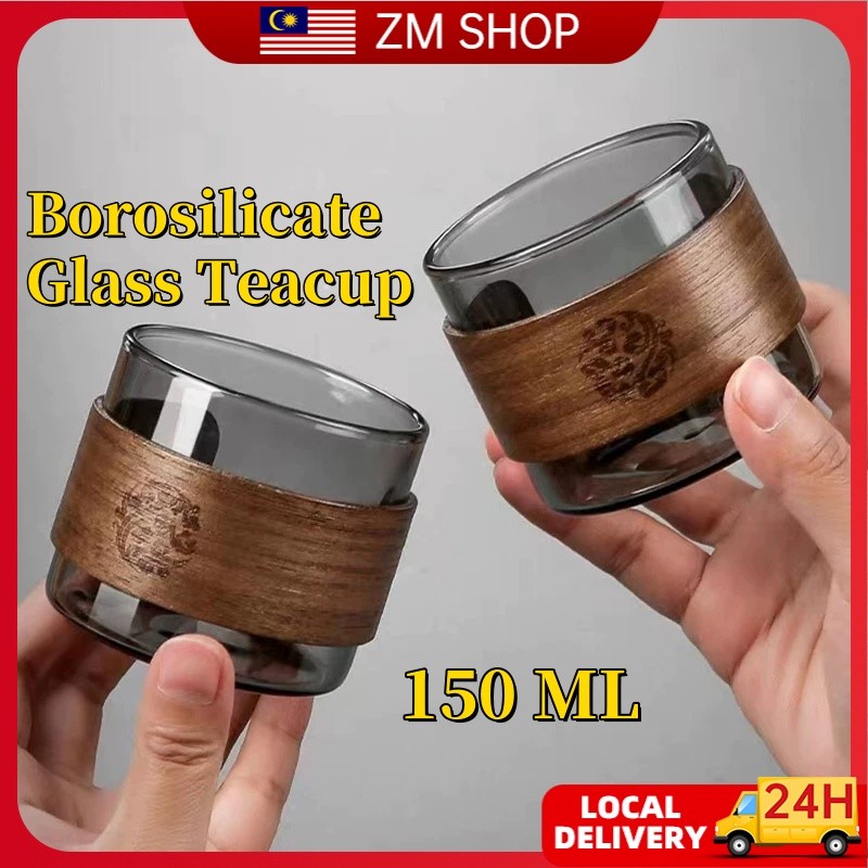🔥Ship Locally🔥High Borosilicate Glass Heatproof Tea Cup Family Meeting ...