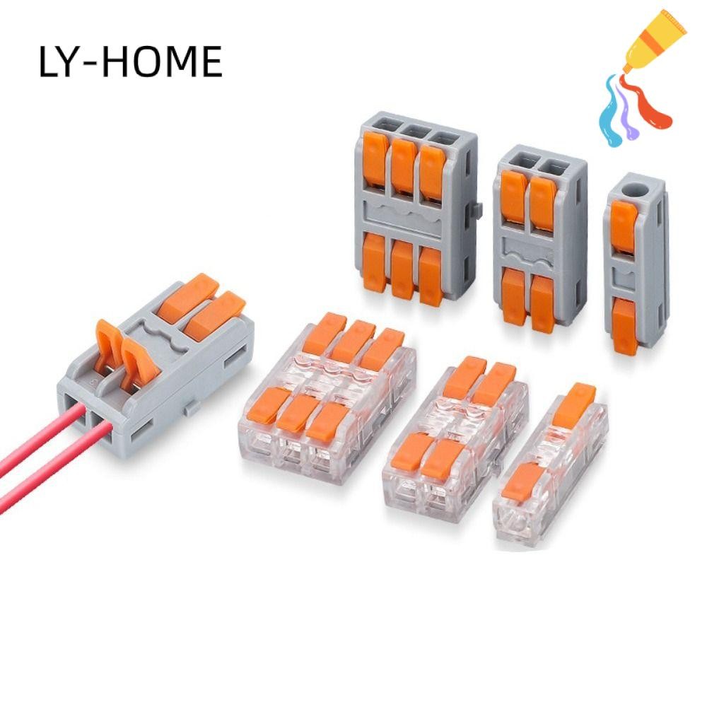 LY-HOME Quick Terminal Block, Universal Compact Mini Wire Connector ...