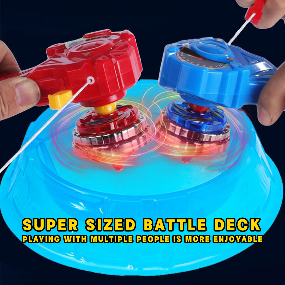 Set Luminous Metal Kid's Gyros Boxed Beyblade Battle Stadium Launcher ...