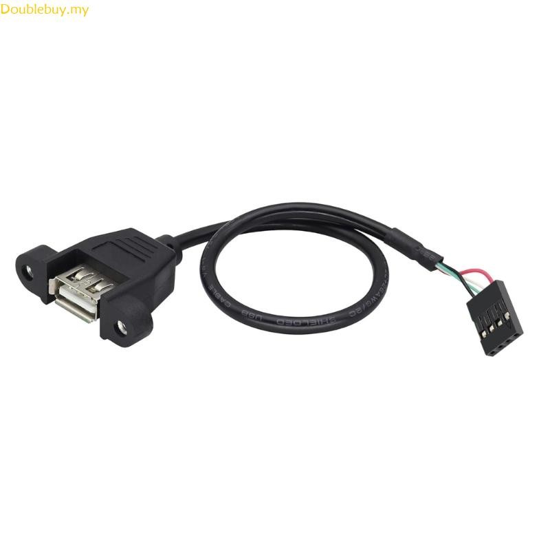 Doublebuy USB2 0 Female to 5Pin Female USB IDC Header Motherboard Cable ...