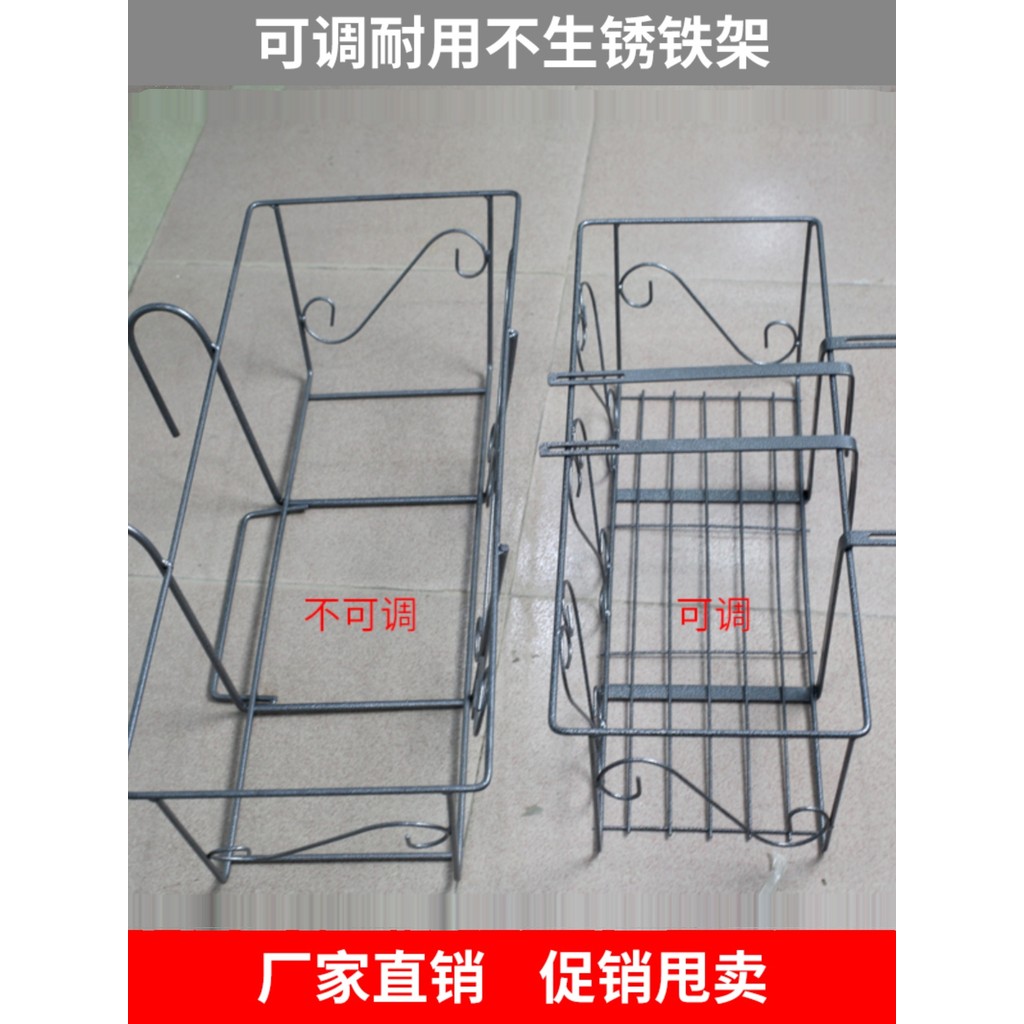 Besi Tempa Balkoni Rak Gantung Pasu Bunga untuk Bunga dan Tumbuhan ...