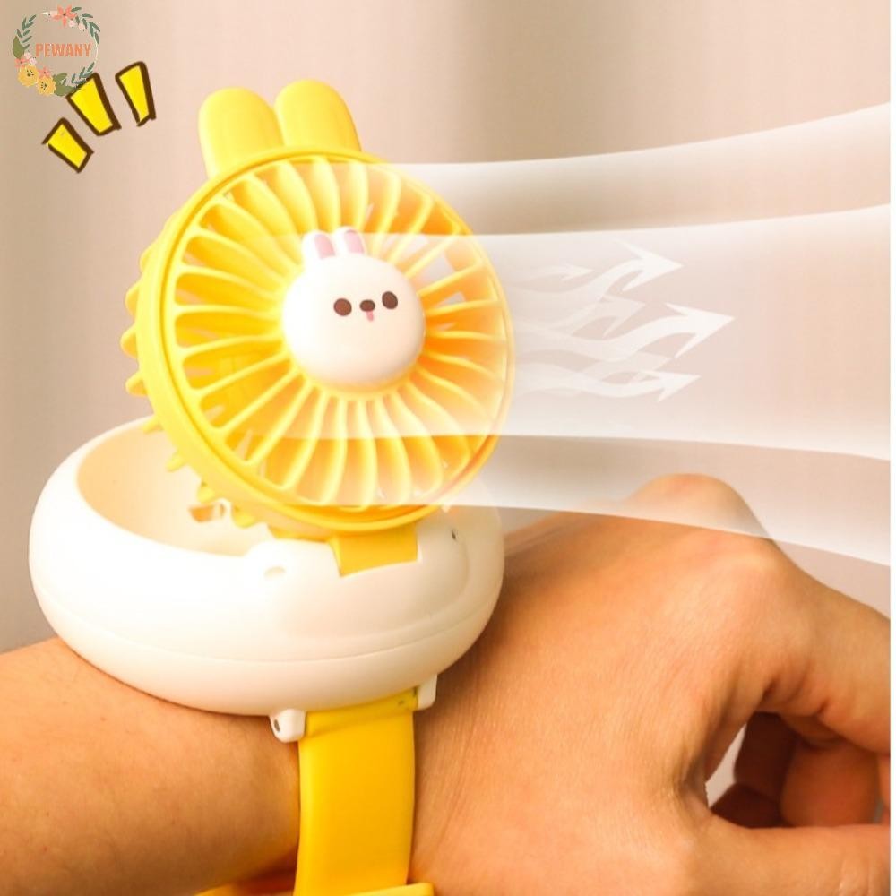 PEWANY Portable Cute Watch Fan, Summer USB Charging Capybara Electric ...