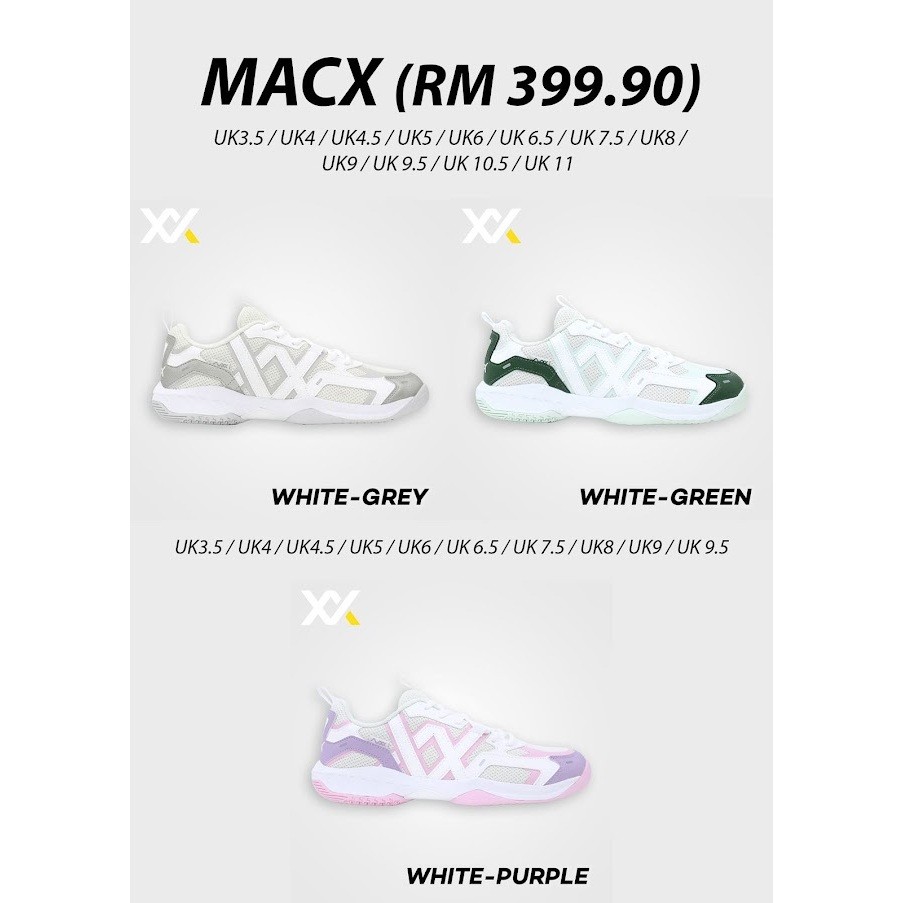 MAXX Badminton Sports Shoes MACX ( 100% Original ) | Shopee Malaysia