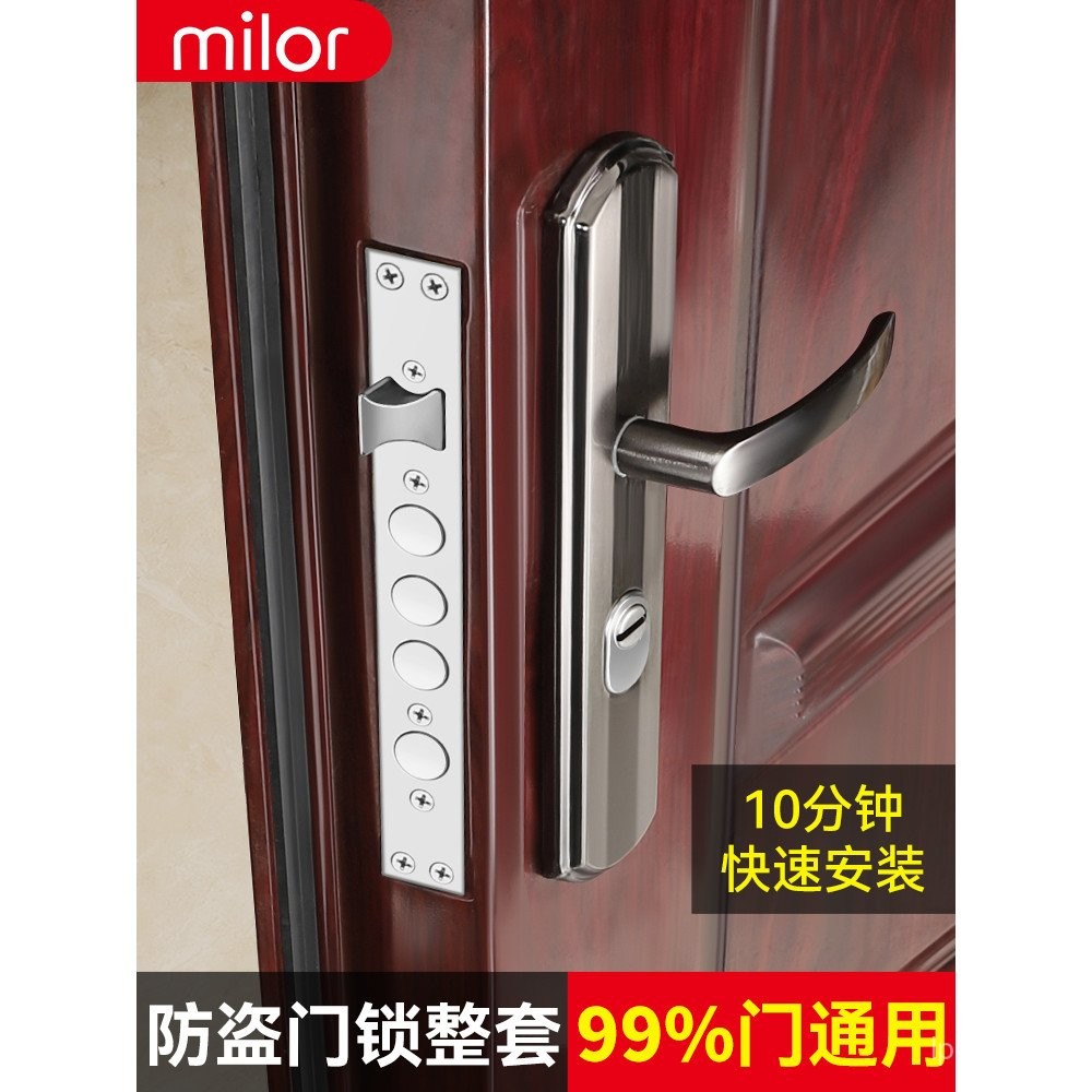 Kunci Pintu Anti-kecurian Pemegang Pintu Isi Rumah Universal Pemegang ...