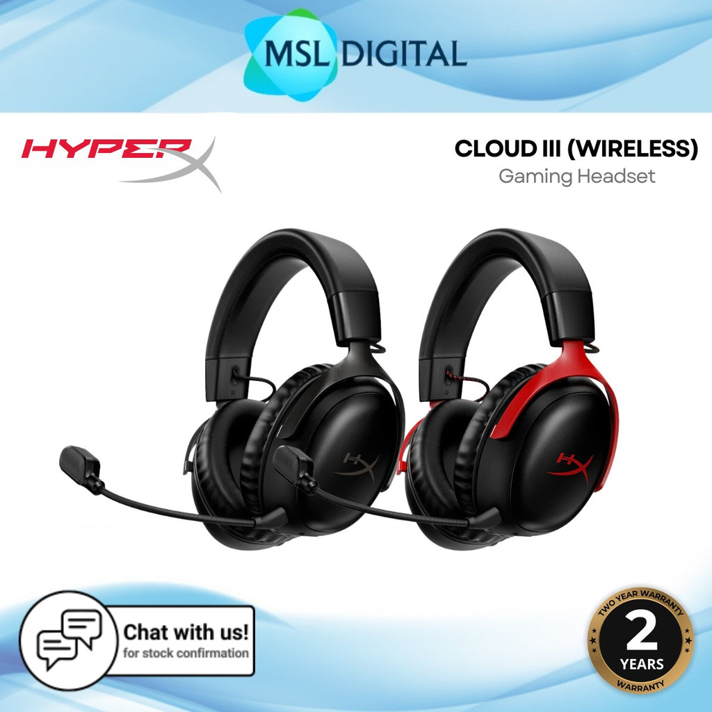HyperX Cloud III 3 Wireless / Wired - Gaming Headset | Shopee Malaysia