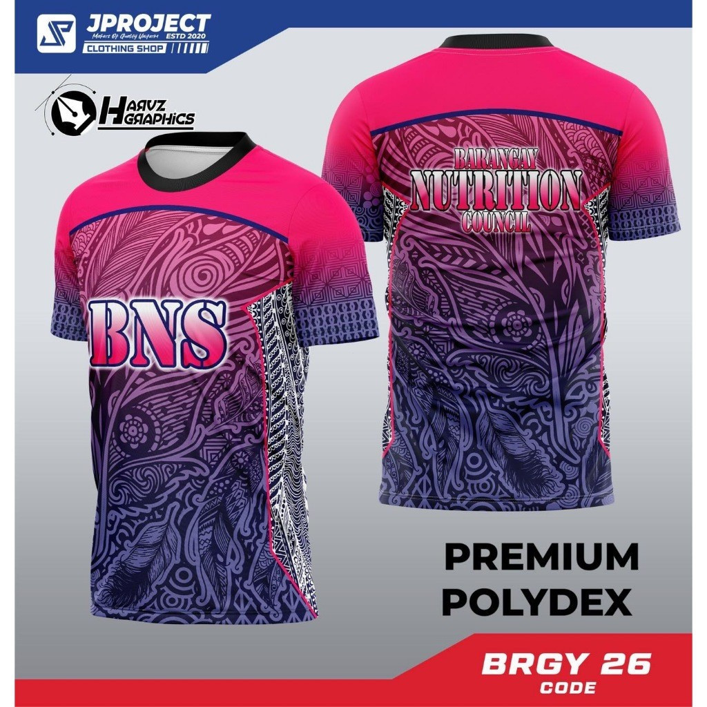 BRGY. PREMIUM TSHIRT (BHW&BNS) FULL SUBLIMATION | Shopee Malaysia