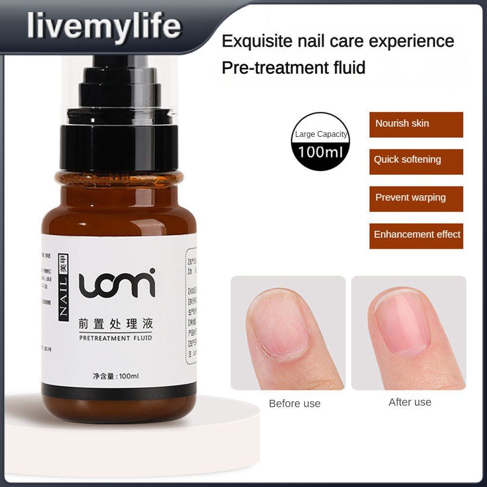 Uomi Pretreatment Fluid Nail Edge Softener Manicure Pre-Treatment ...