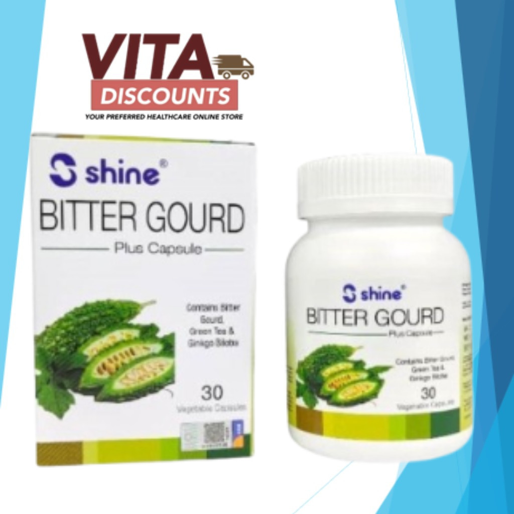 SHINE BITTER-G / BITTER GOURD PLUS CAPSULE CAPS 30S EXP08/2026 | Shopee ...