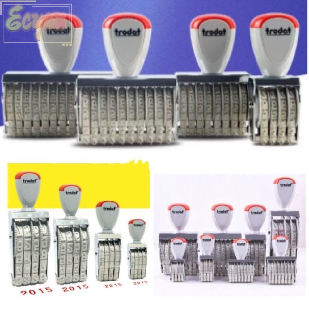 ECYOU Roller Stamps, 3 ,4 , 5, 6, 8, 10, 12,or 14 Digits Changeable ...