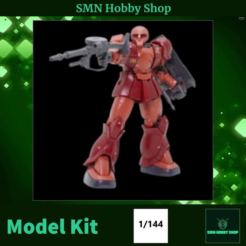 HG 1/144 Zaku I Red Char Aznable Origin GD Plastic Model Kits [Mecha ...