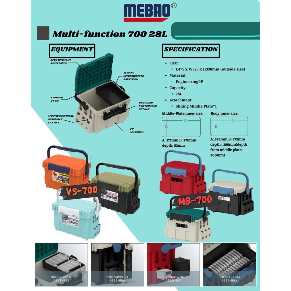 MEBAO MB-700 BOX (28L) | Shopee Malaysia