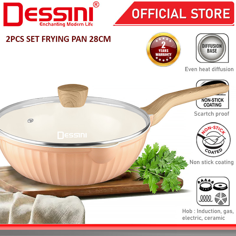 DESSINI ITALY iFUJITA 28CM Frying Pan Aluminium Induction Non Stick ...