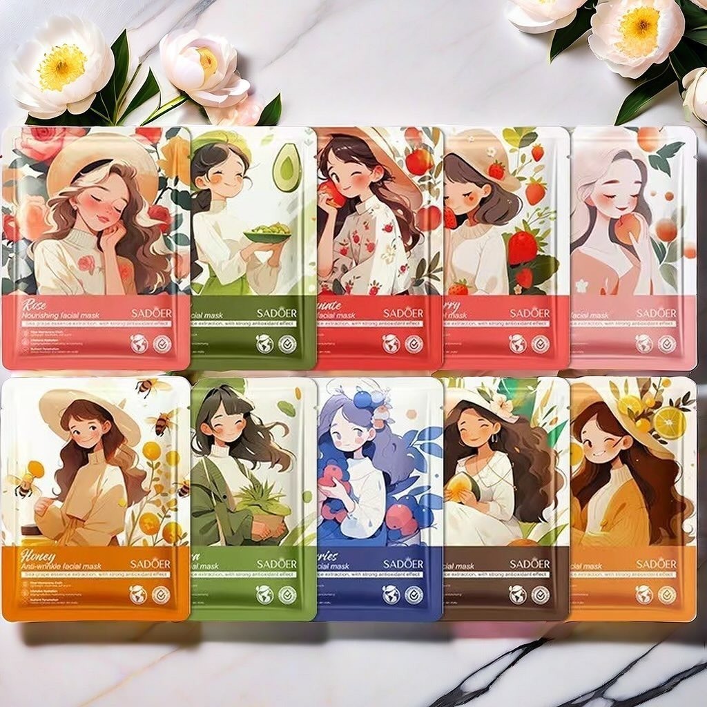 Sadoer Facial Mask 25g – Moisturizing, Nourishing, Whitening (Aloe Vera ...
