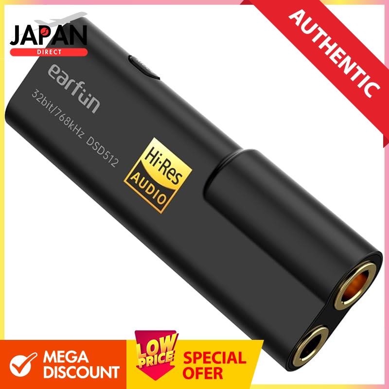 【VGP 2024 Gold Award】EarFun UA100 USB DAC Headphone Amp/Hi-Res Certified DAC Amp Small/32bit ...