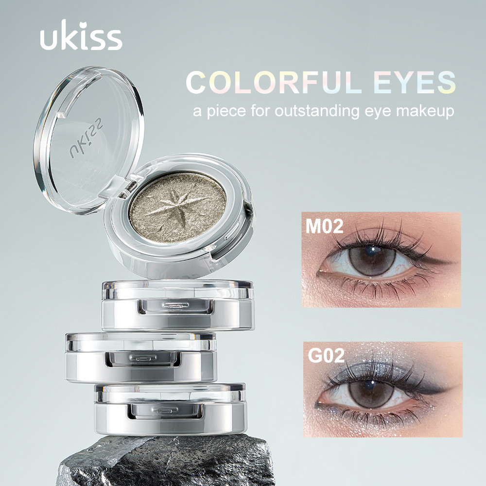 UKISS Universe Color Eye Shadow Single Color Matte Flash High-Light ...