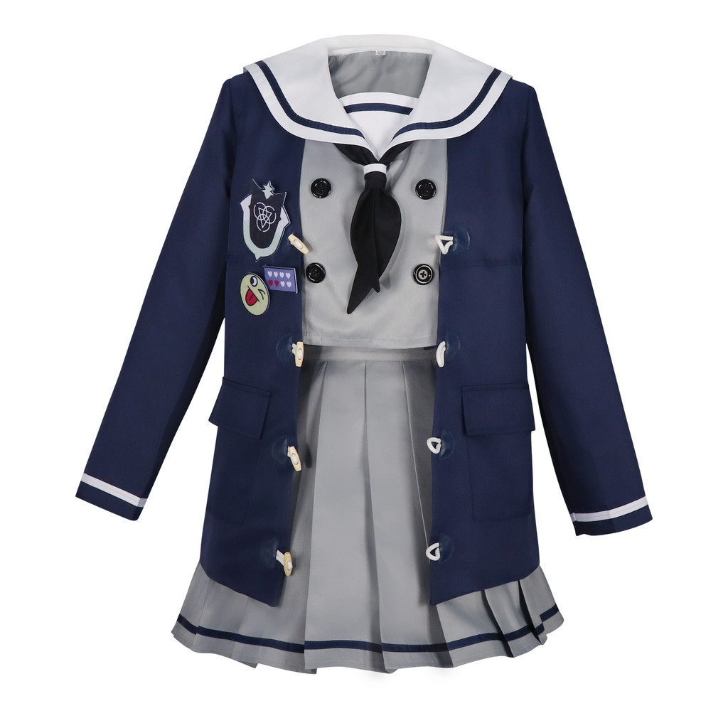 Blue Archive Rin Cosplay Costume School Uniform Pleated Skirt Set Anime ...