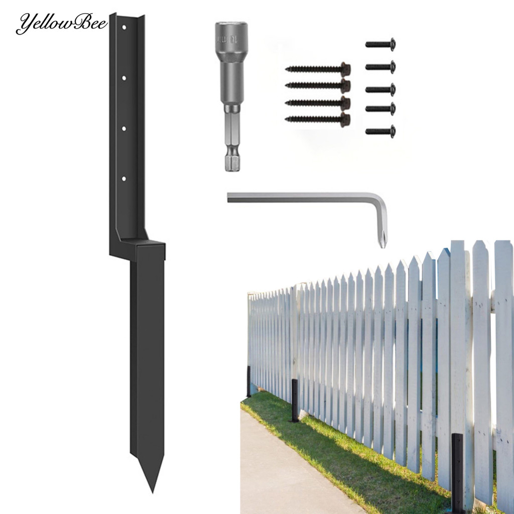 Steel Fence Post Repair Piles Heavy Duty Steel Column Repair Kit Easy ...