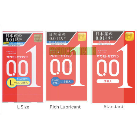 Okamoto 0.01 zero one Japan condom 3pcs | Shopee Malaysia