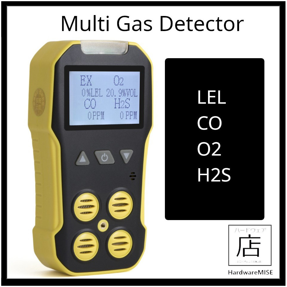 Portable Multi Gas Detector Explosion Proof O2 LEL CO H2S Carbon ...