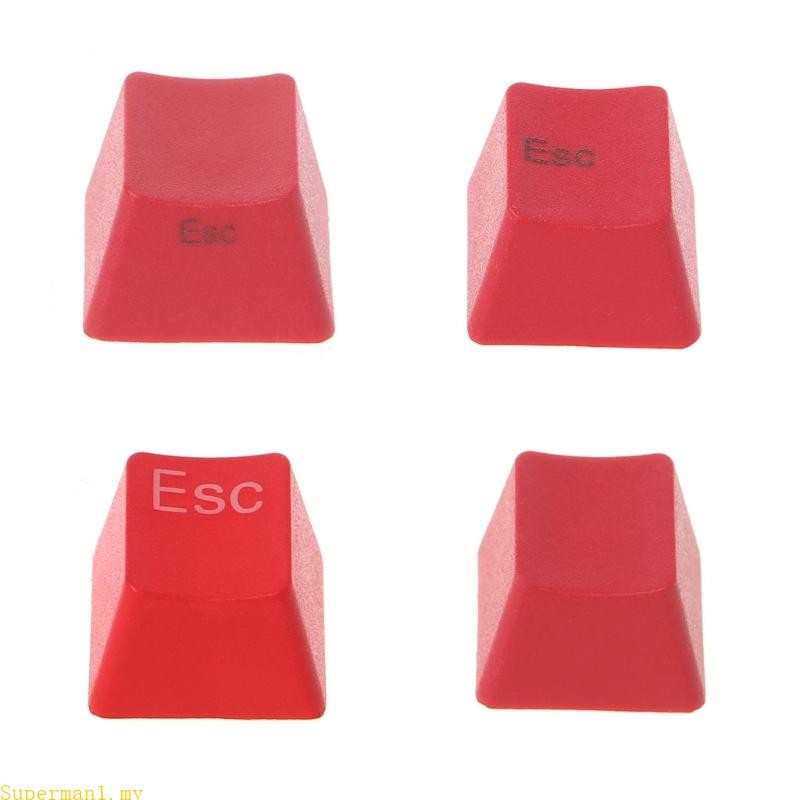Best 1Pc PBT Keycap Red Color ESC OEM Profile R4 for Creative Dip Dye ...