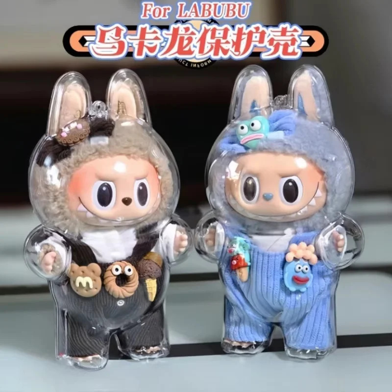 Cartoon Labubu Cover Cute Labubu Case PVC Transparent Cotton Doll ...