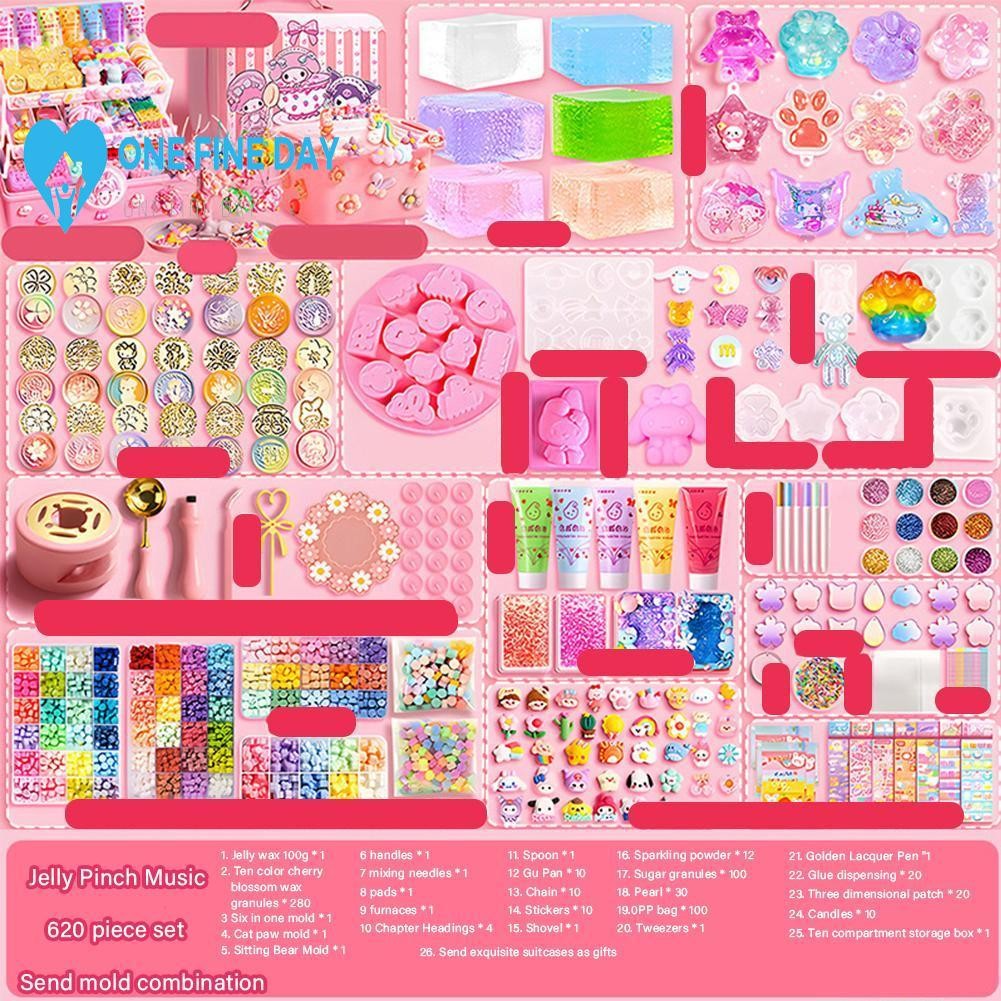 Guka Keychain Making Set For Kids Cream Gel Diy Set Handmade Sticker ...