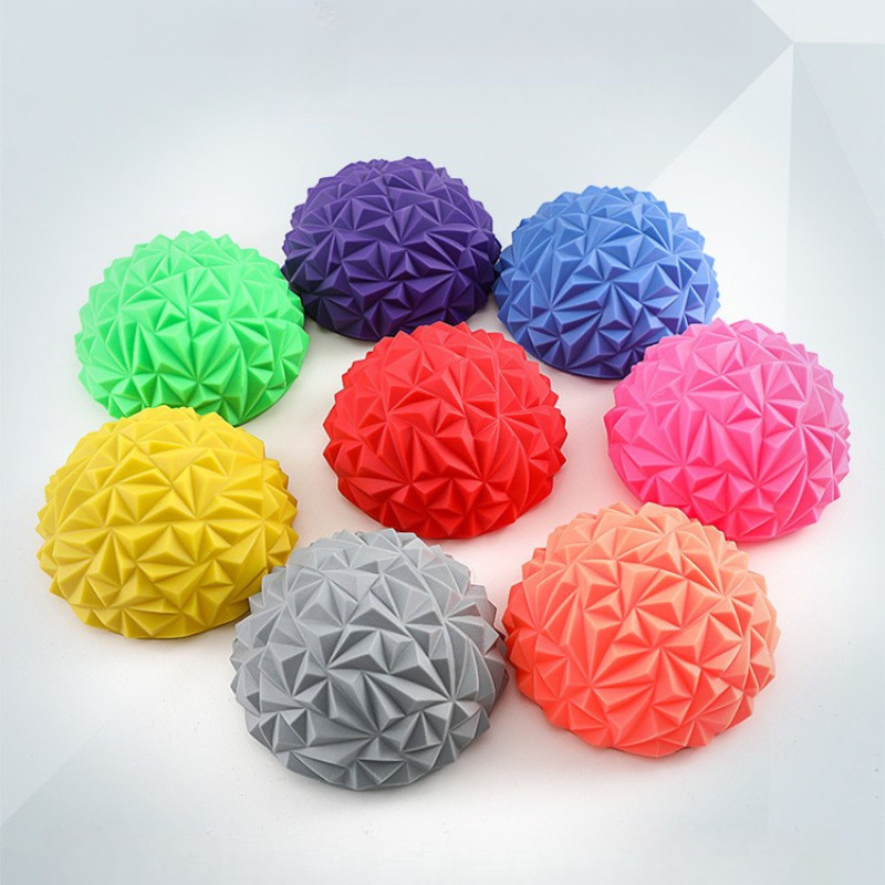 PVC Yoga Ball Thick Explosion-Proof Wave Velocity Ball 16cm Hemisphere ...