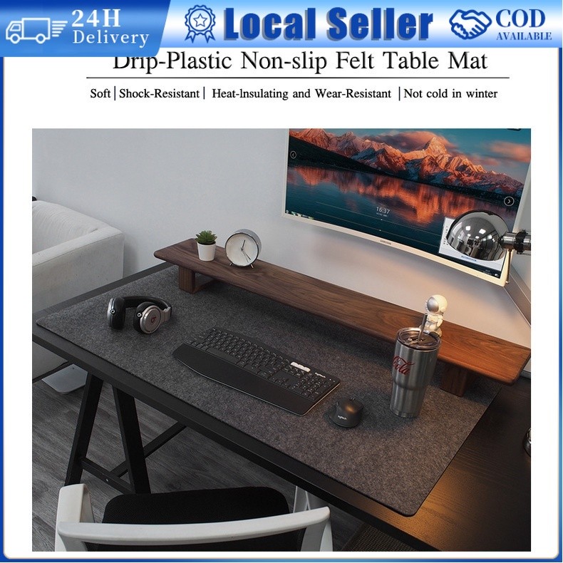 Wool Felt Mouse Pad 400*900/300*600/300*230 Gaming Office Home Desk ...